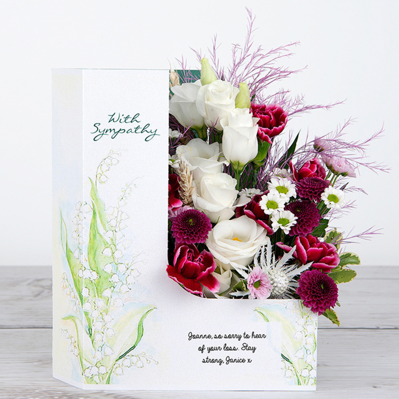Fresh Flowers in a Card - Flowercard